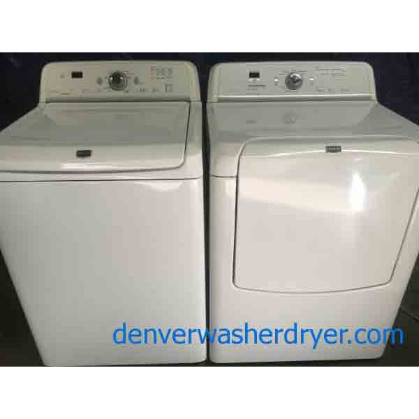 5 cu ft Maytag HE Washer and Dryer Set - #2718 - Denver Washer Dryer