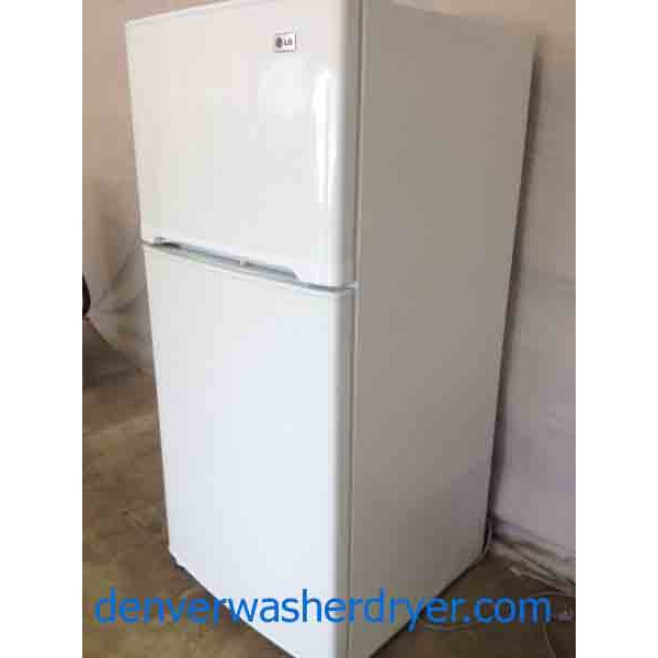 19 Cu. Ft. LG White Refrigerator! - #2157 - Denver Washer Dryer
