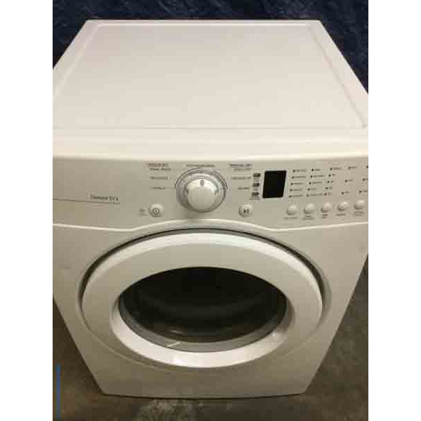 Single White LG Dryer! Quality Rebuilt- 30 DAY WARRANTY - #3027 ...