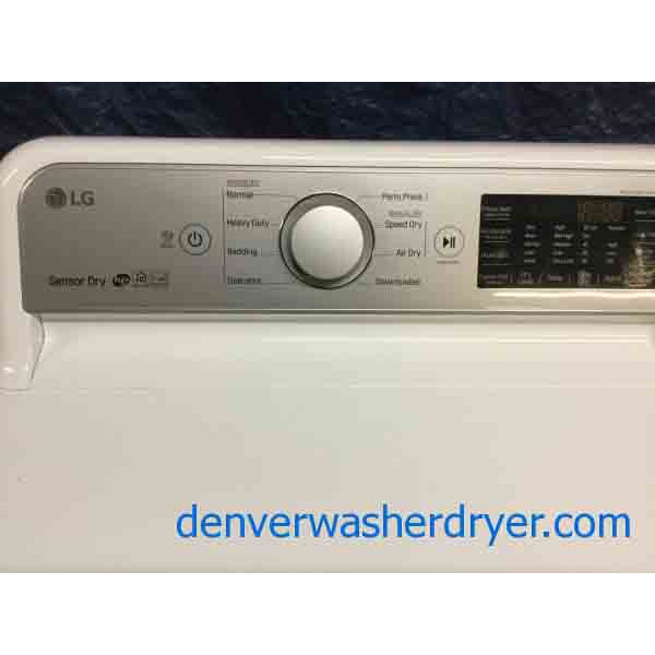 High-End LG Dryer, New, Electric, 7.3 Cu. Ft., HE Sensor Drying, 1-Year ...