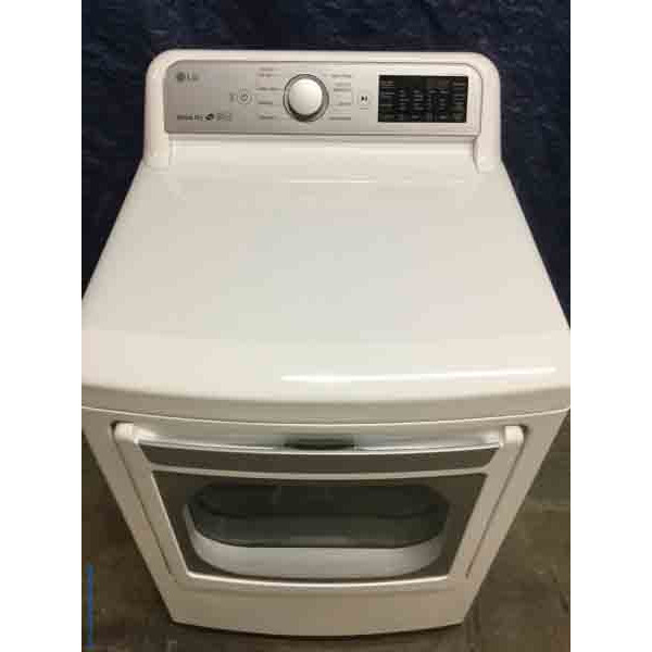 High-End LG Dryer, New, Electric, 7.3 Cu. Ft., HE Sensor Drying, 1-Year ...