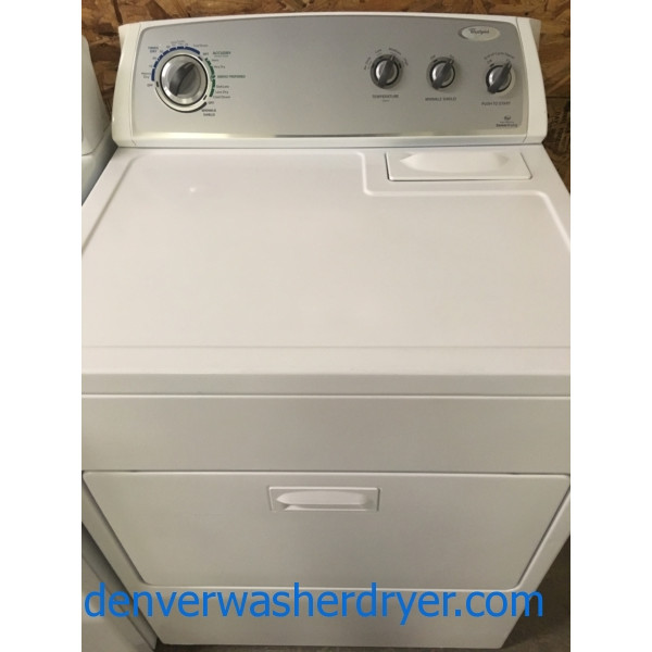 Rare! Whirlpool HE Electric Dryer, 29" Wide, Quality Refurbished, 1 ...