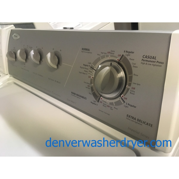 Mix-Match Whirlpool Ultimate Care II Washer, 29" 220V Dryer, 1-Year ...