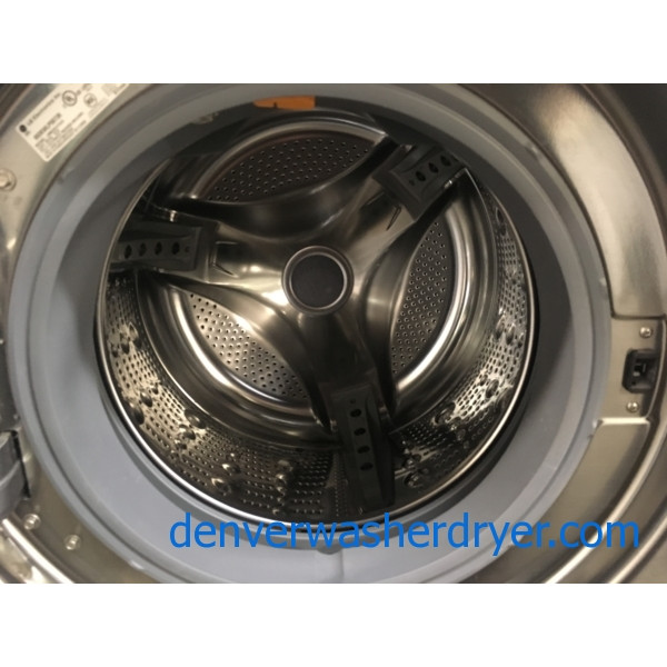 LG Front-Load Direct-Drive Washer & Electric Dryer Set, 1-Year Warranty ...