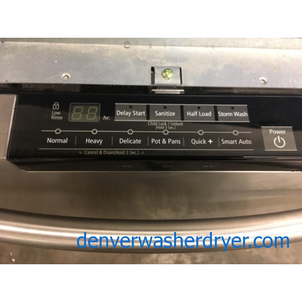 (Used) Samsung 24" Built-In Stainless Semi-Intergrated Dishwasher, 1 ...