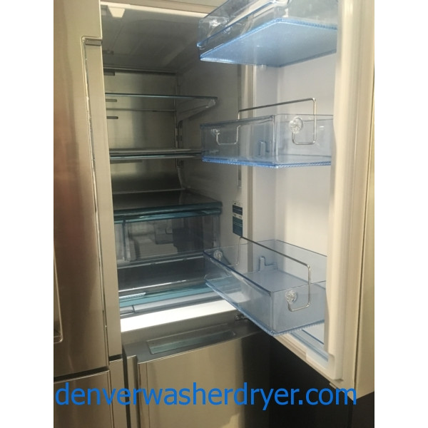 36" Stainless Samsung Chef Collection 4-Door Flex (34 Cu. Ft ...