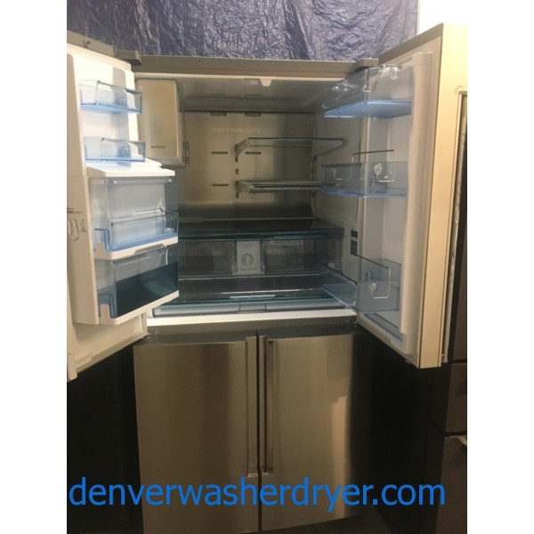 36" Stainless Samsung Chef Collection 4-Door Flex (34 Cu. Ft ...
