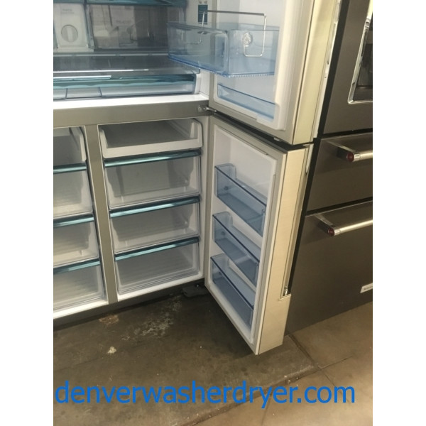 36" Stainless Samsung Chef Collection 4-Door Flex (34 Cu. Ft ...
