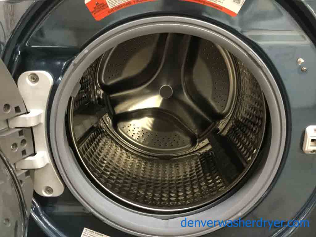 Large Images for NEW! Beautiful Blue Samsung Front-Load Washing Machine ...