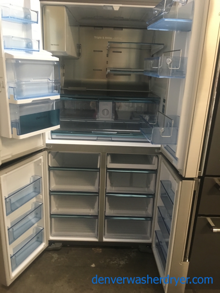 Large Images for 36″ Stainless Samsung Chef Collection 4-Door Flex (34 ...