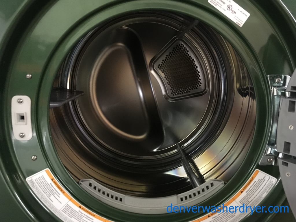 Large Images for 27″ Emerald Green LG Front-Load Stackable Direct-Drive ...